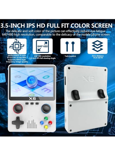 Handheld Retro Gaming Console with 32G TF Card – 10000 Built-in Games ...