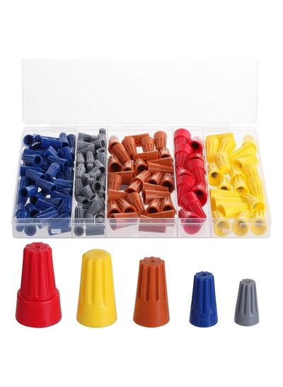 158pcs Electrical Wire Connectors Nuts Colorful Wire Caps Kit Twist ...