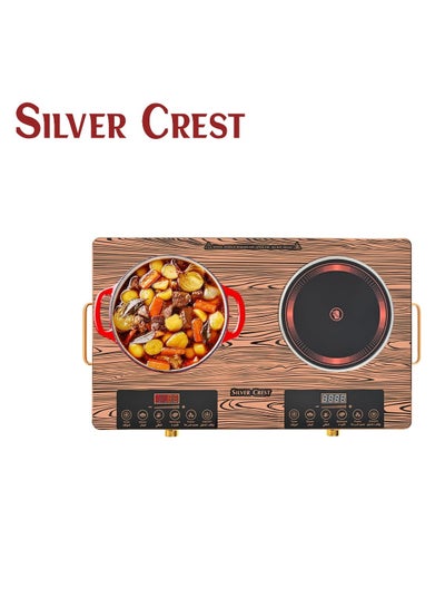 Silvercrest 2 Burner Infrared Electric Cooktop - 3500 Watt with 4 Digit ...