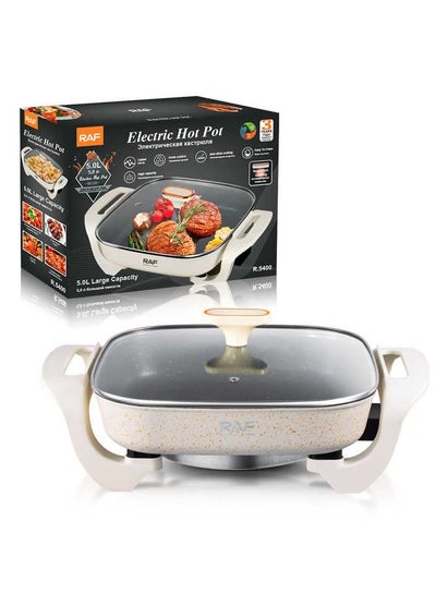 Electric Hot Pot Electric Cooking Pot 1200W 5L Non-stick coating price ...