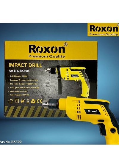 ROXON Premium Quality Impact Drill 13mm Diameter/Forward And Reverse Rotation/0-2800R/Min Load ...