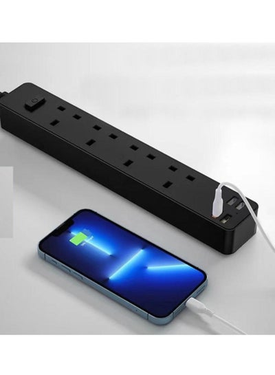 Power Socket Power Strip Power Extension with TYPE-C 1 Ports USB-A 3 ...