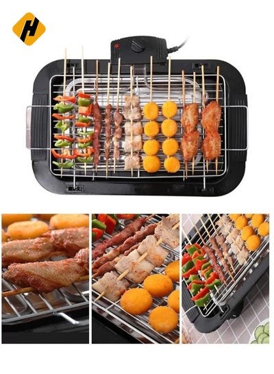 Smokeless Indoor/Outdoor Electric Grill Portable Tabletop Grill Kitchen ...