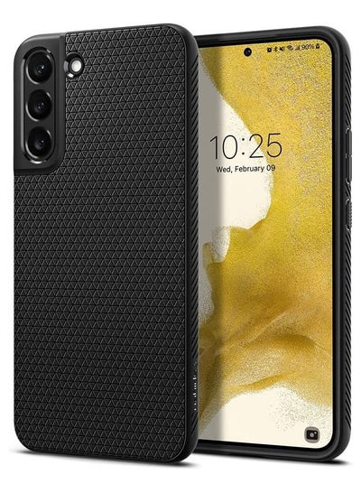 سعر Spigen for Samsung Galaxy S22 Plus (2022) Liquid Air Armor Case Designed - Matte Black فى ...