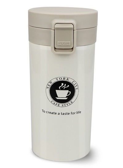 Travel Coffee Mug With Splash Proof Sliding Lid Double Wall Stainless