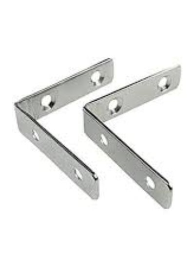 KNP Heavy Duty GI Angle Bracket (2.1/2x2.1/2 Inches) Pack of 4 brackets ...