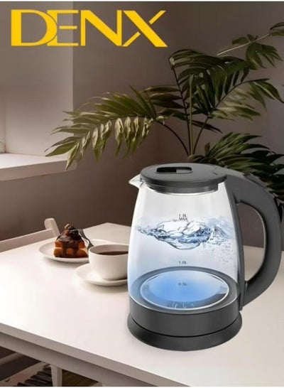 Glass electric kettle capacity 1.8 liters 1500 watts price in Saudi ...
