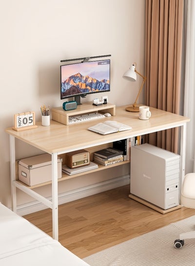 Study Desk with Stand Writing Desk Table Computer Table with Bookshelf ...