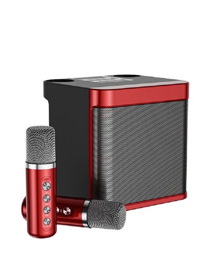 Wireless Bluetooth Dual Karaoke Microphone Speaker Microphone ...