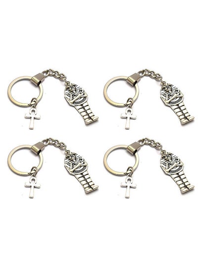 4 pieces of immatgar pharaonic Egyptian Mummy with ankh Nile key ...