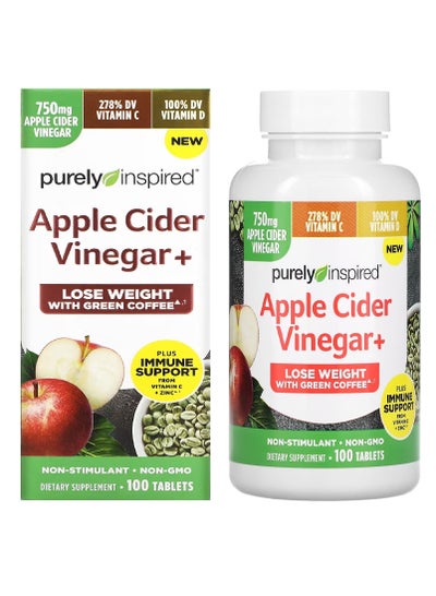 Apple Cider Vinegar Plus with Green Coffee - 100 Tablets price in Saudi ...