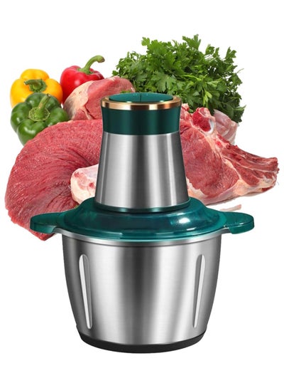 Multifunctional Stainless Steel Meat Grinder,3l Electric Food Chopper Stainless Steel Processor ...