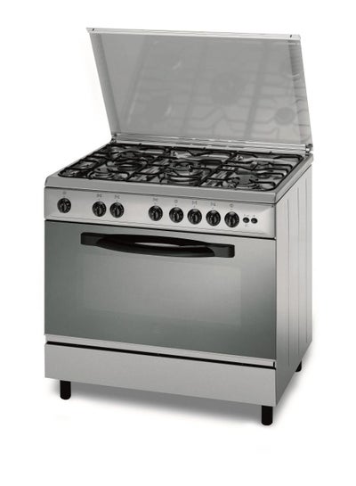 5-Hob Gas Cooker With Oven Silver price in UAE | Noon UAE | kanbkam