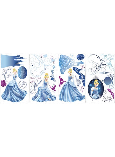 Disney Princess Cinderella Glamour Wall Decals Multicolour price in UAE ...