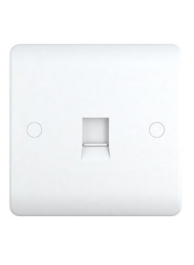 1 Gang Tel Socket RJ11 White 1watts price in UAE | Noon UAE | kanbkam