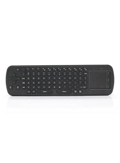 Air Fly Mouse 2.4GHz Qwerty Mini Keyboard Touch Panel Black price in ...