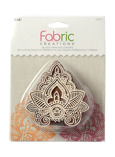Fabric Creations Designer Block Printing Stamps Beige/Brown price in ...