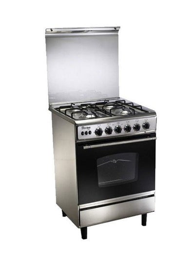 4-Burner Gas Cooker With Fan Assisted Oven DC-511-I-S-Cook Black/Silver ...