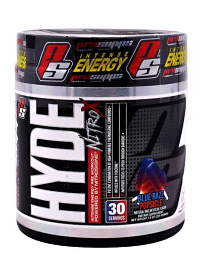 Mr.Hyde Nitro X Intense Pre-Workout Dietary Supplement - Blue Razz ...