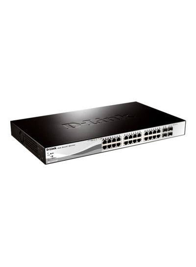 28-Port Gigabit Smart Managed PoE Switch with 28 RJ45 and 4 SFP Ports ...