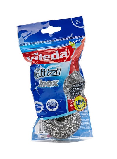 2-Piece Inox Heavy Duty Scourer Silver price in Saudi Arabia | Noon ...
