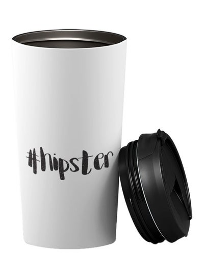 Travel Tumbler With Sip Lid White/Black 9 x 17centimeter price in Saudi ...