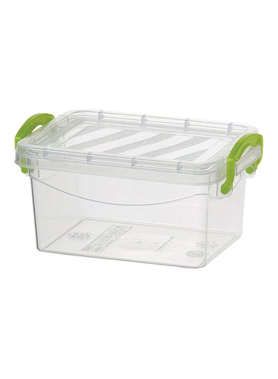 Rectangle Shape Multi Purpose Box With Lid Clear 0.4Liters price in UAE ...