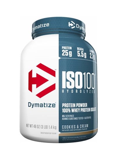 Cookies & Cream ISO 100 Hydrolyzed Protein Powder price in UAE | Noon ...