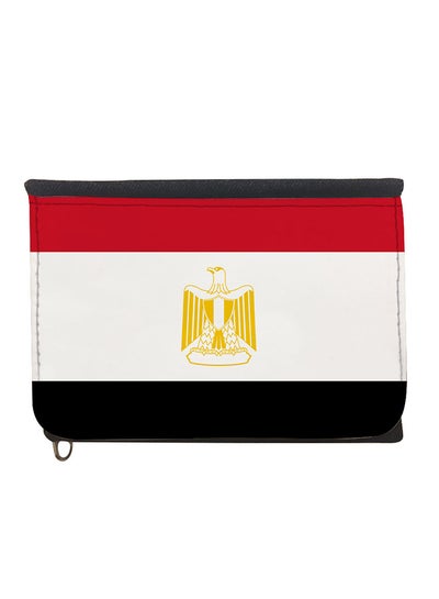 The Egyptian Arabic Republic Bi-Fold Wallet White/Black/Red price in ...