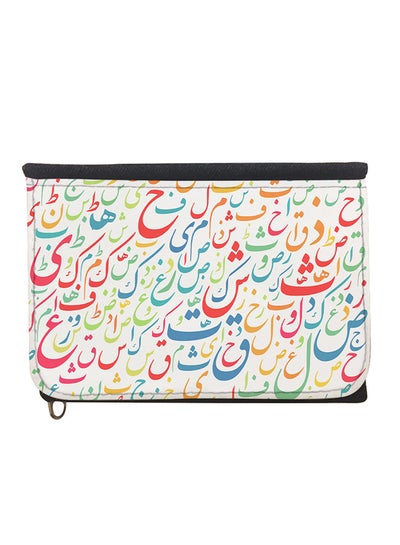 Arabic Letters Bi-Fold Wallet Multicolour price in Saudi Arabia | Noon ...