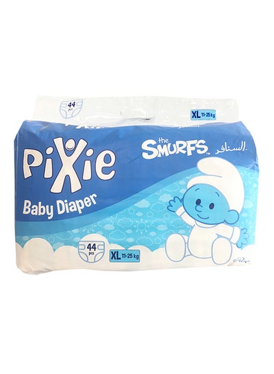 Smurfs Pixie Baby Diapers, Extra Large (11-25 Kg), 44 Count With Box of ...