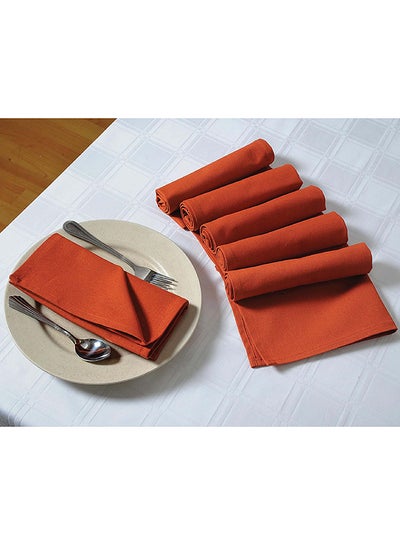 4-Piece Premium Table Napkin Set Rust 24x24inch price in UAE | Noon UAE ...