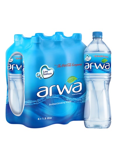 Low Sodium Bottled Drinking Water 1500ml Pack of 6 price in UAE | Noon ...
