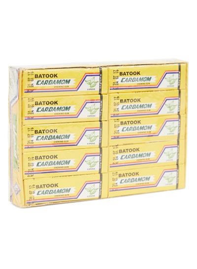 Cardamom Chewing Gum - 5 Sticks 20 x 12.5 g price in UAE | Noon UAE ...
