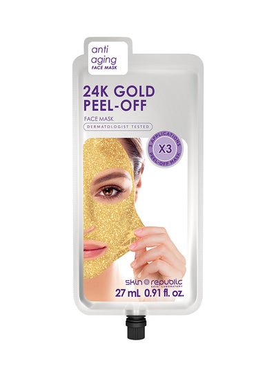 24K Gold Peel-Off Face Mask Gold 27 ml price in Saudi Arabia | Noon ...