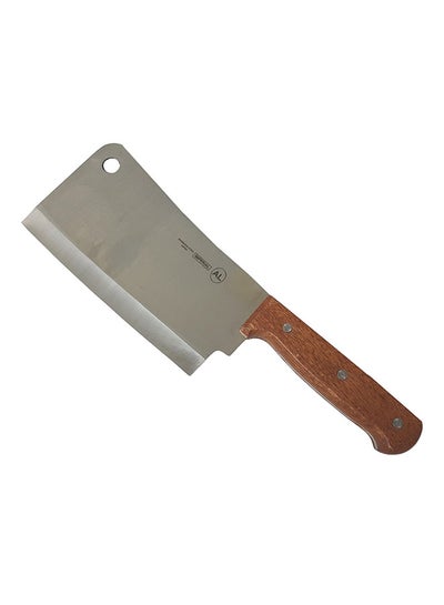 Cleaver Knife With Wooden Handle Silver/Brown 14centimeter price in UAE ...