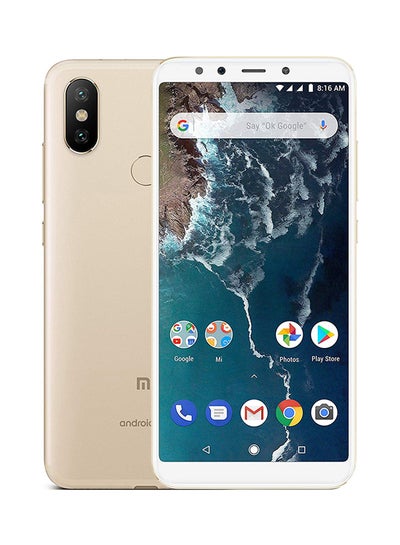 Mi A2 Dual SIM Gold 128GB 6GB 4G LTE price in UAE | Noon UAE | kanbkam