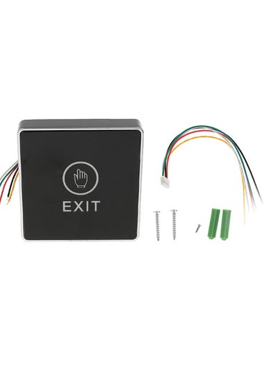 Touch Exit Release Button Switch For Door Access Control LED Indicator C2 Black ...