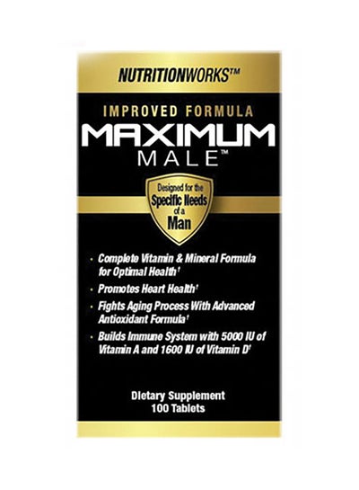 Maximum Male Multi-Vitamins - 100 Tablets price in UAE | Noon UAE | kanbkam