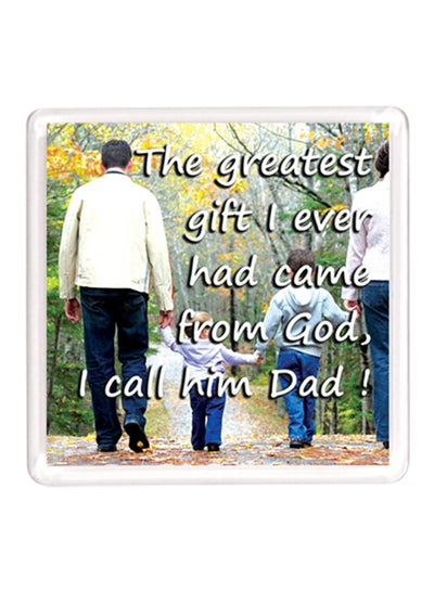 Dubai Dad Love Quote Magnet White/Green/Dark Blue price in UAE | Noon ...