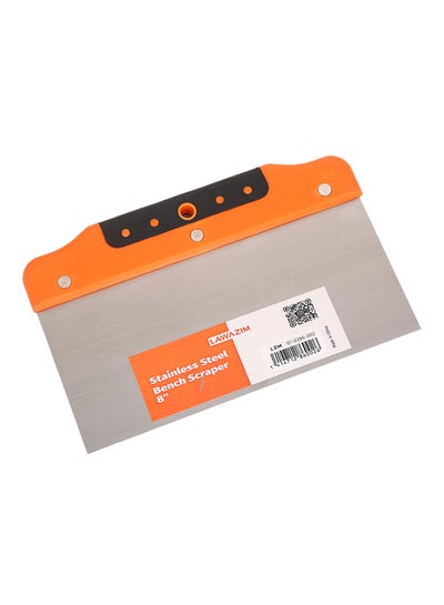 Stainless Steel Bench Scraper Orange/Black/Silver 8inch price in Saudi ...