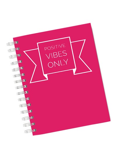 A4 Positive Vibes Only Notebook Pink price in UAE | Noon UAE | kanbkam