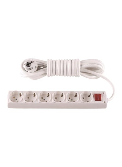 Combined Turkish Electricity With Wire 1.5 Meters 6 Outlet And A Key In ...