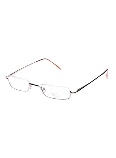 Plastic Semi- Rimless Eyeglasses Frames NIK03 2813-K1 GOLD-50 price in ...