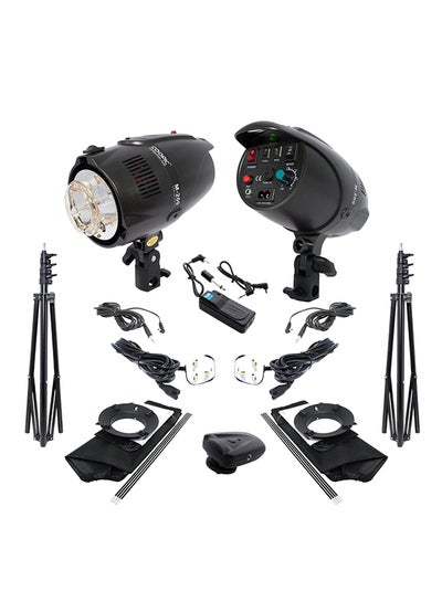 M-200 Photo Studio Strobe Flash Light Full Kit Black price in UAE ...