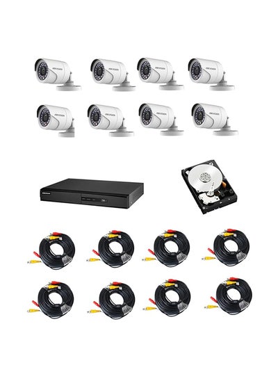 8-Channel Turbo HD DVR Surveillance Camera Kit price in Saudi Arabia ...