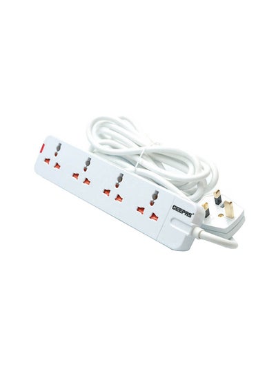 4 Way Extension Board White 3250watts price in UAE | Noon UAE | kanbkam