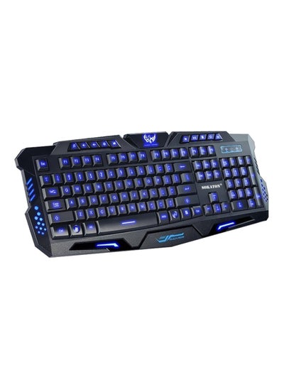 M200 LED Backlit Wired Gaming Keyboard Black/Blue price in Saudi Arabia ...