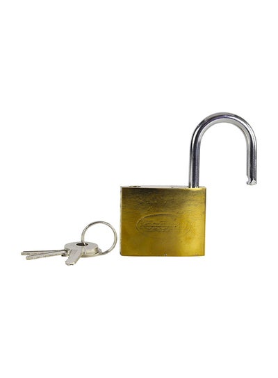 Copper Padlock 38 mm With 3 Keys Gold/Silver price in Saudi Arabia ...