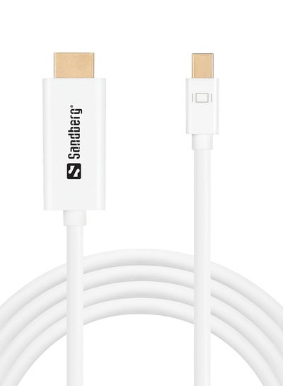 Mini DP HDMI Cable 1.5meter White price in UAE | Noon UAE | kanbkam